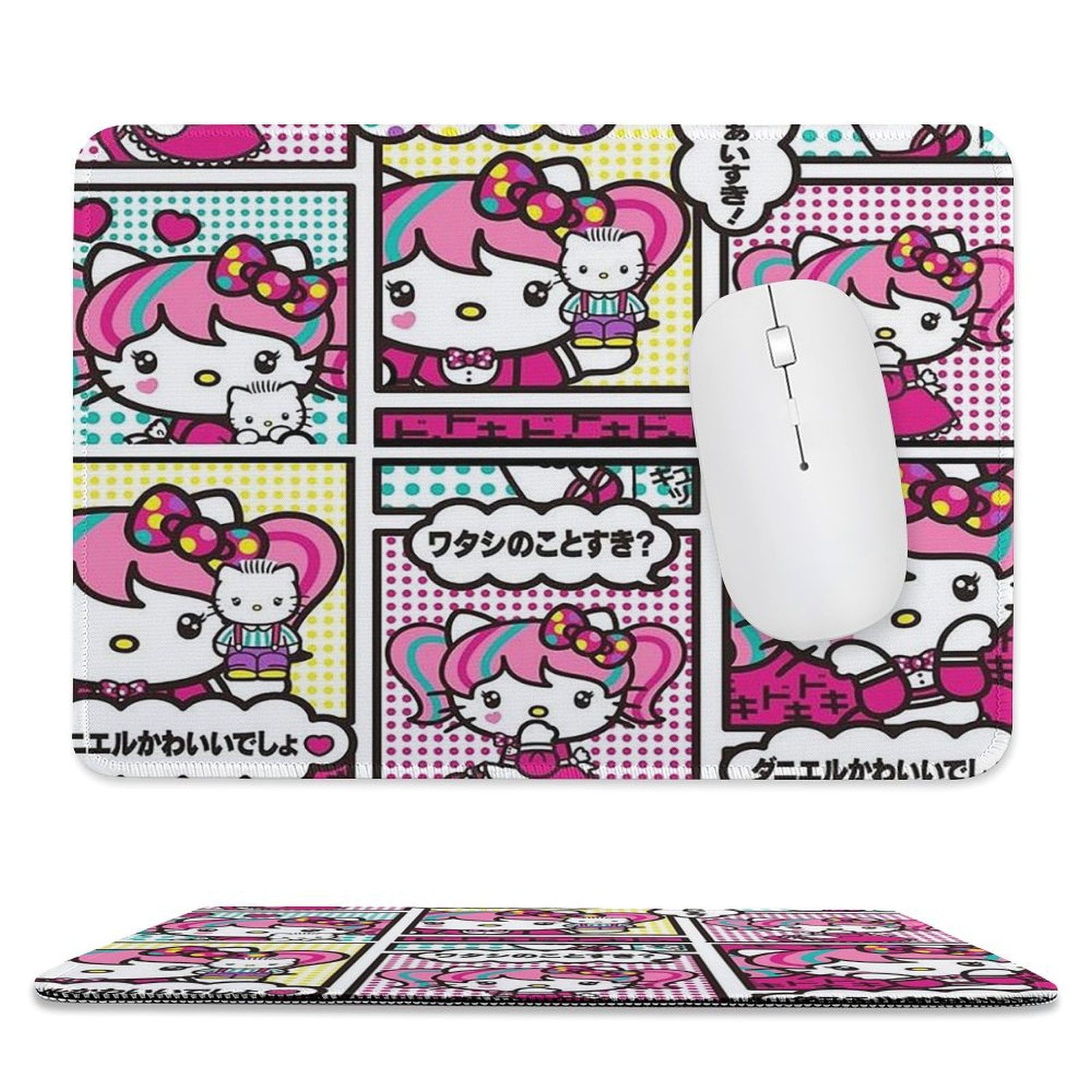Hello Kitty Mouse Pad for Women Cute Hello Kitty Merch Square Mouse Pad ...