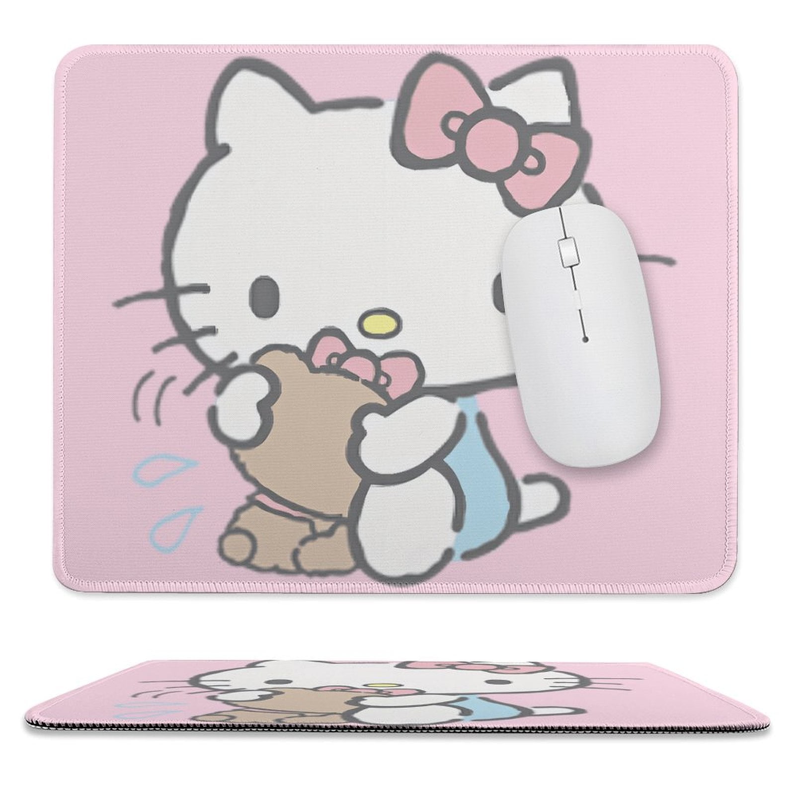 Hello Kitty Mouse Pad for Women Cute Hello Kitty Merch Square Mouse Pad ...