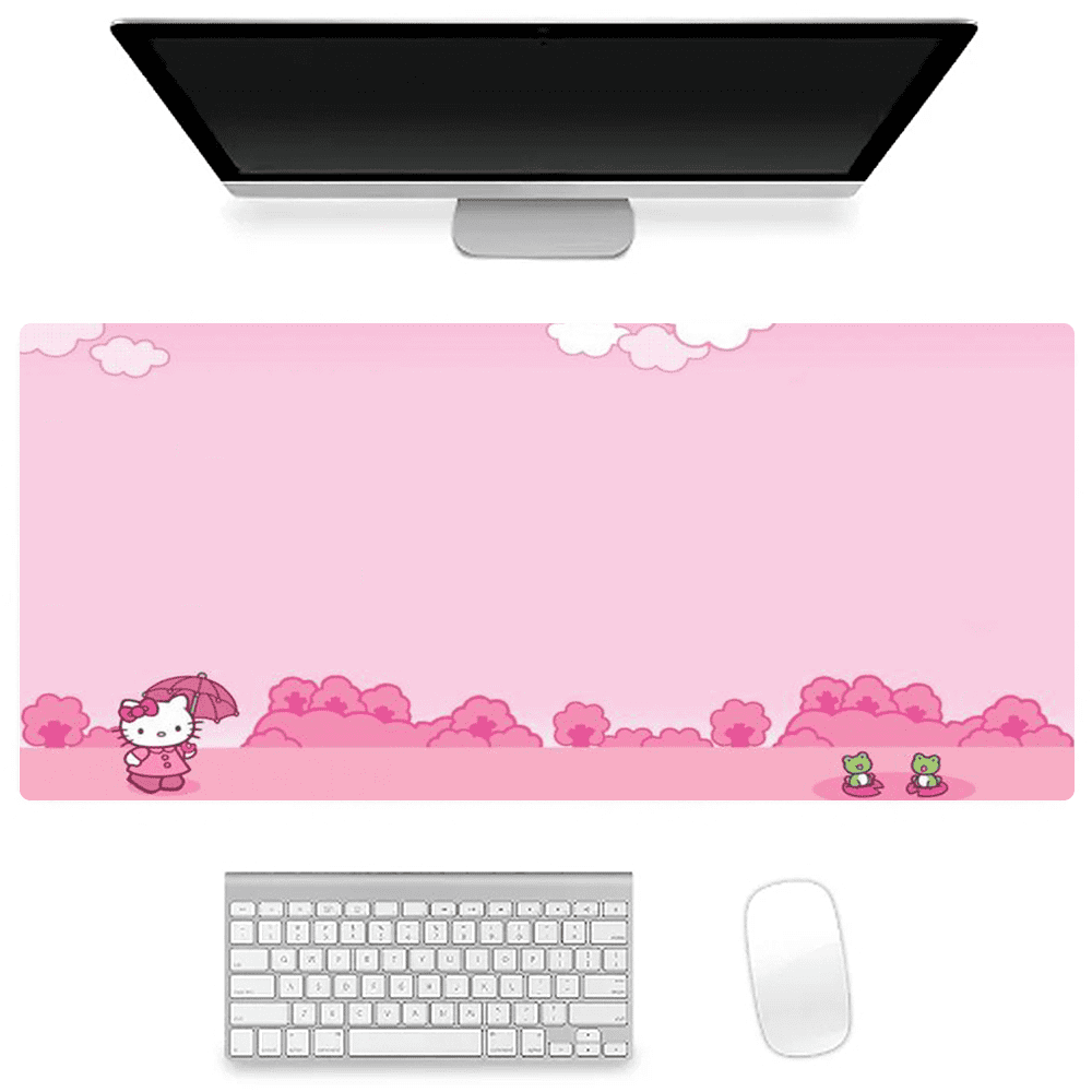 Hello Kitty Mousepad Large Gaming Mouse Pad Compute mouse mat For PC ...