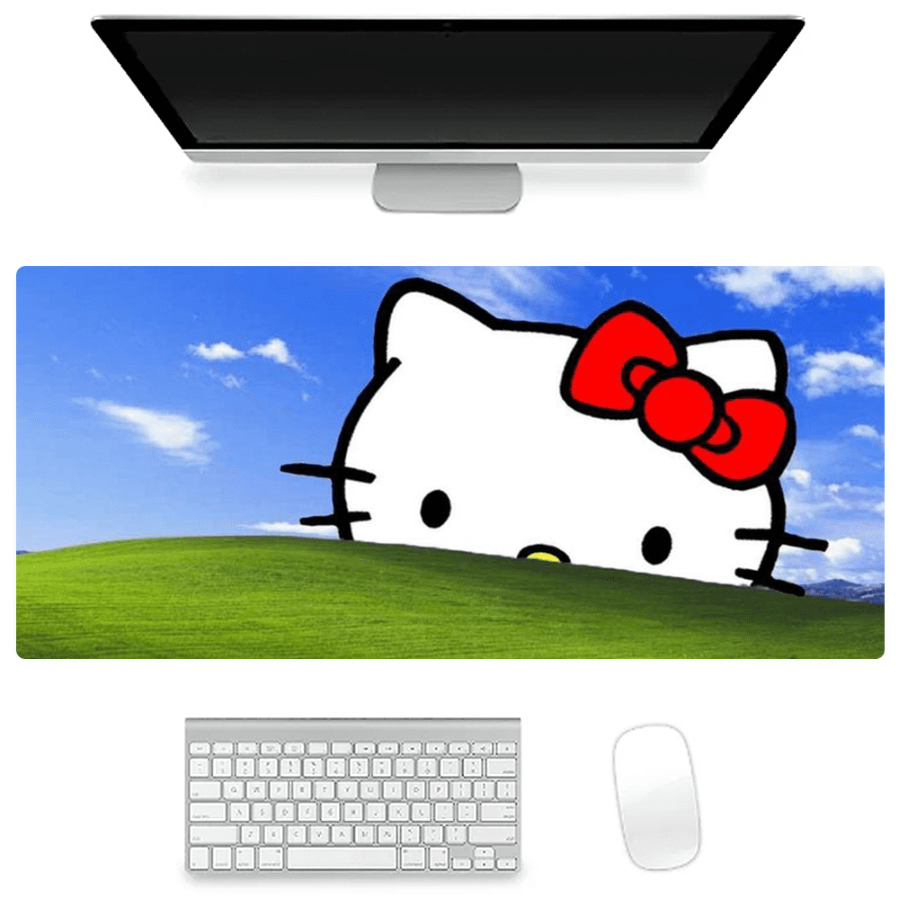 Hello Kitty Mousepad Large Gaming Mouse Pad Compute mouse mat For PC ...