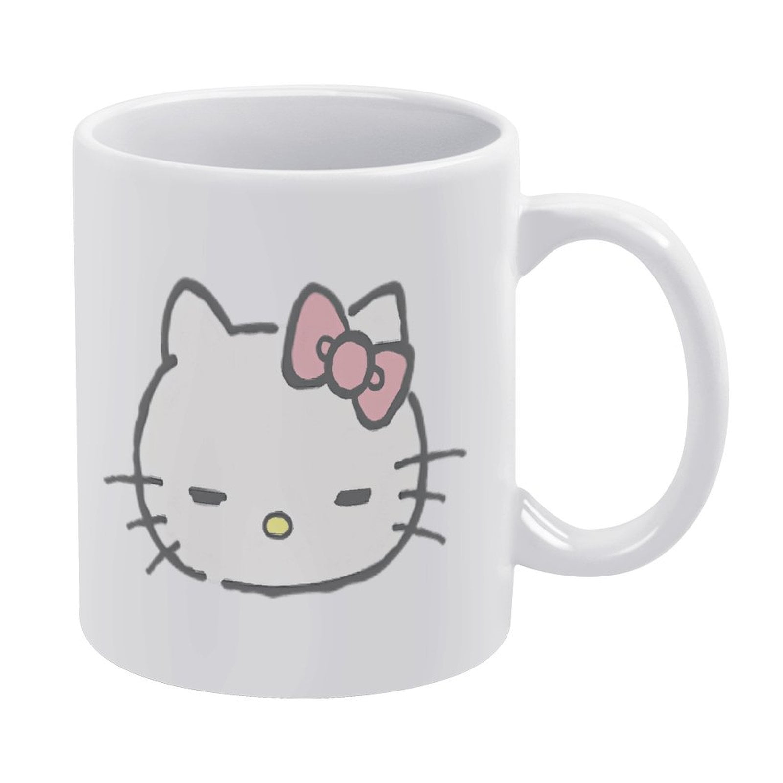 Hello Kitty Mug 12oz Cups Cute Coffee Mugs Hello Kitty Merch - Walmart.com