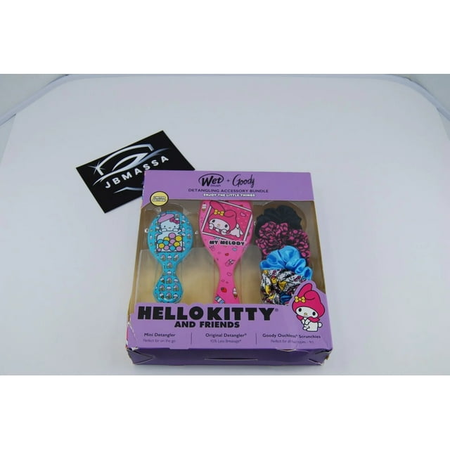 Hello Kitty-My Melody- Keroppi Frog Wet Brush Goody Detangling Bundle ...