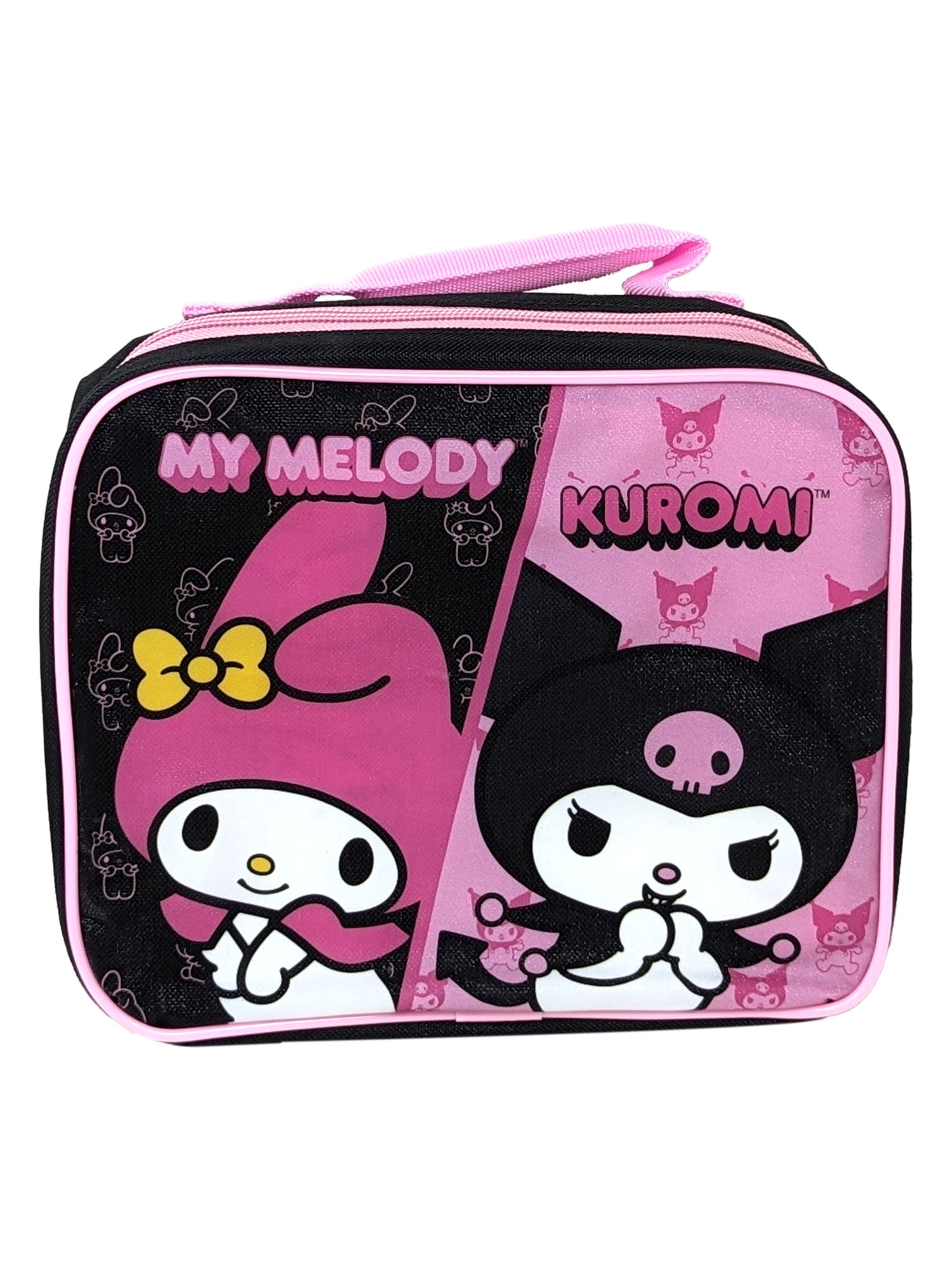 Hello Kitty My Melody Kuromi Lunch Bag Insulated Sanrio Pink Black - Walmart.com
