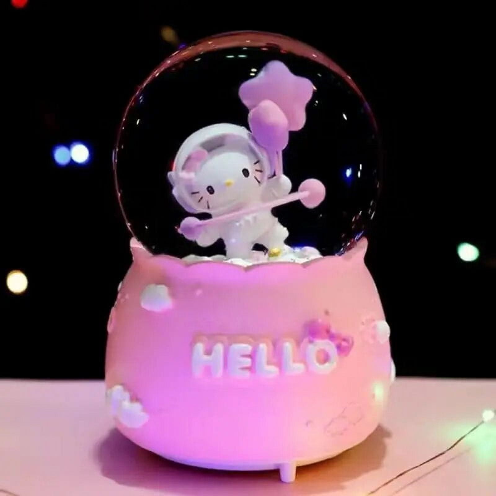 Hello Kitty My Melody Sanrio Anime Cartoon Mimi Snowflake Music Box ...