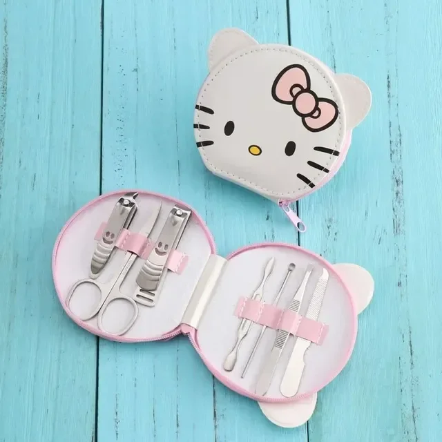 Hello Kitty Nail Clipper Set Mini Cute Cartoon Dormitory Student Nail ...