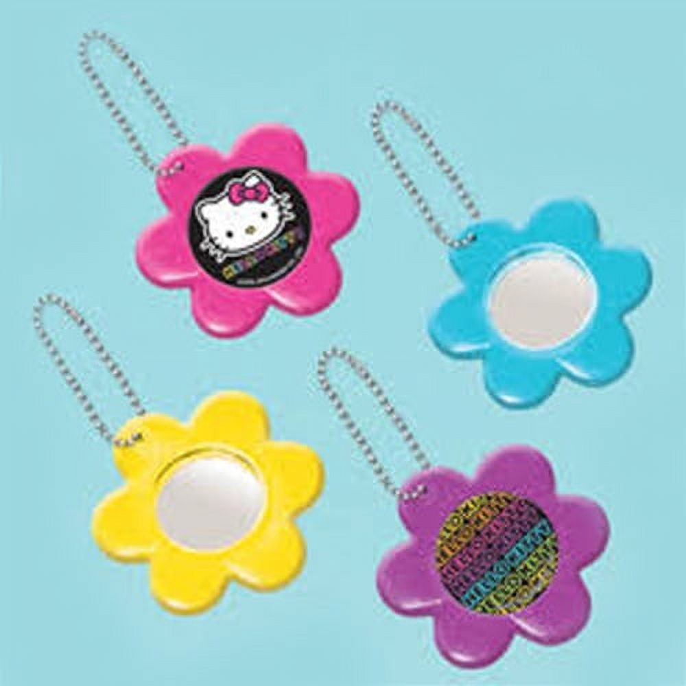 Hello Kitty 'Neon Tween' Mirror Keychains / Favors (12ct) - Walmart.com