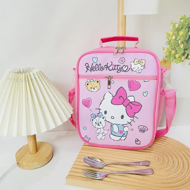 Hello Kitty New Sanrio Lunch Box Bag Kuromi My Melody Cinnamoroll Cute ...