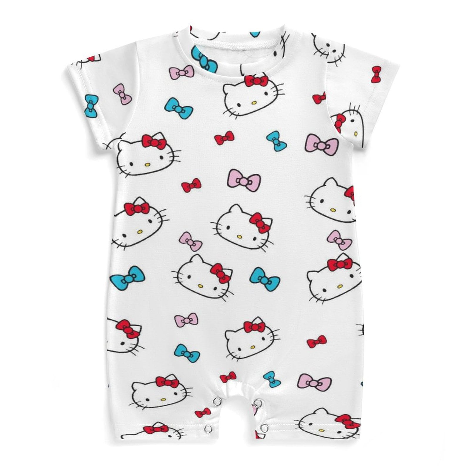 Hello Kitty Newborn Baby Romper Clothing Infant Short Sleeve Clothes ...