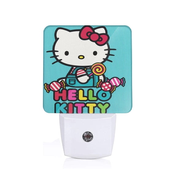 Hello-Kitty Night Light,LED Night Light with Dusk to Dawn Sensor for ...