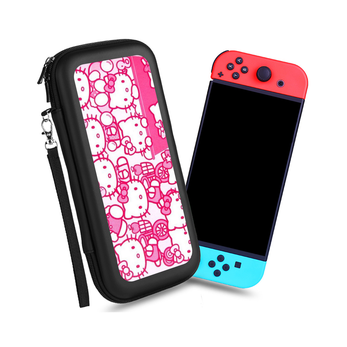 Hello Kitty Nintendo Switch Carrying Case Cute Travel Accessory Bag for ...