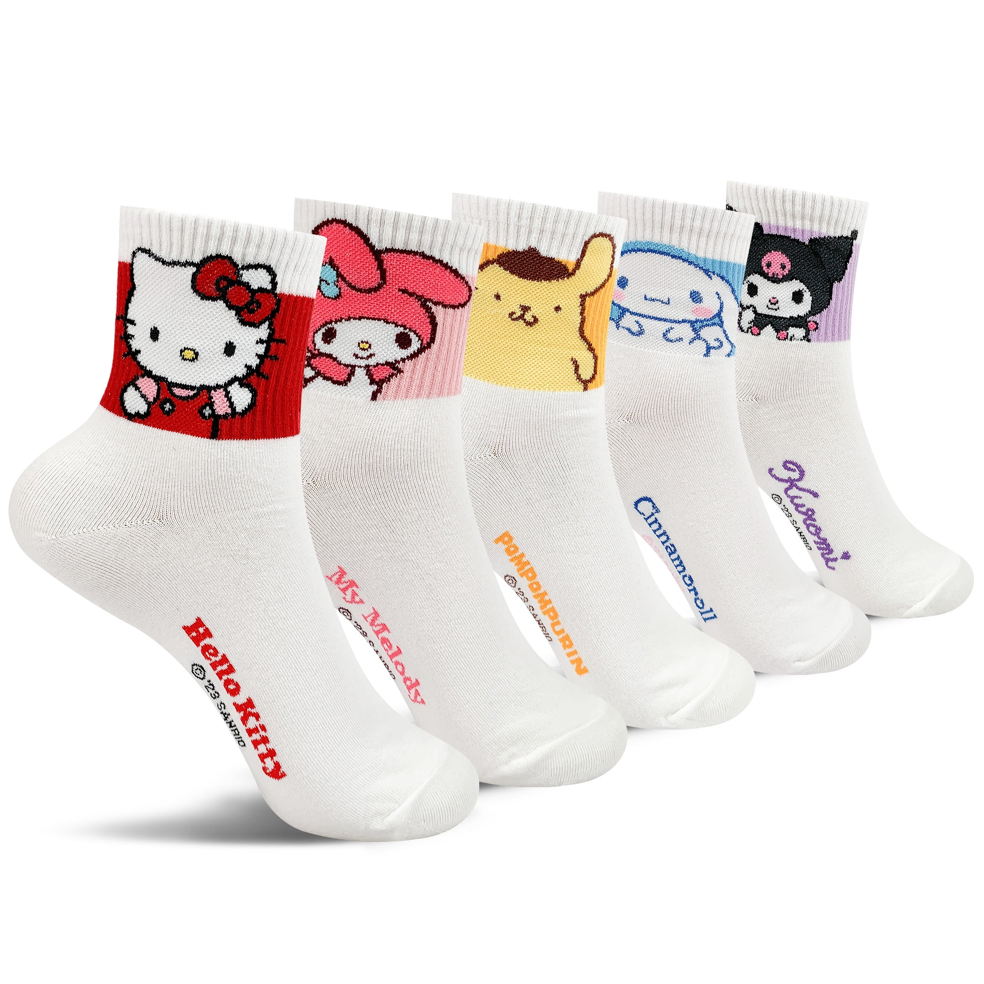 Hello Kitty Official Licensed Women's Ankle Socks, Cute Character ...