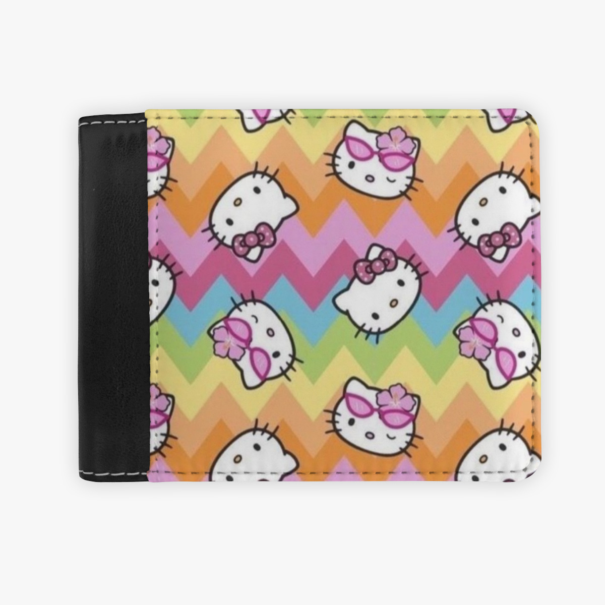 Hello Kitty PU Bifold Wallet 4.64 x 3.71 Inches - Walmart.com