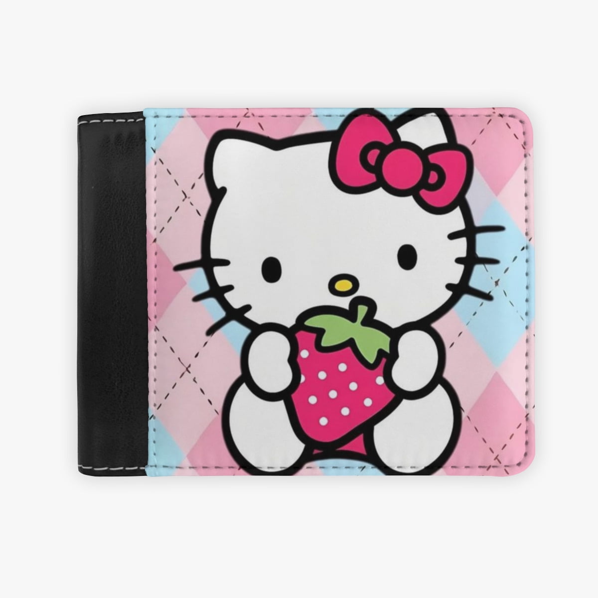 Hello Kitty PU Bifold Wallet for Boys Girls, 4.64 x 3.71 Inches ...