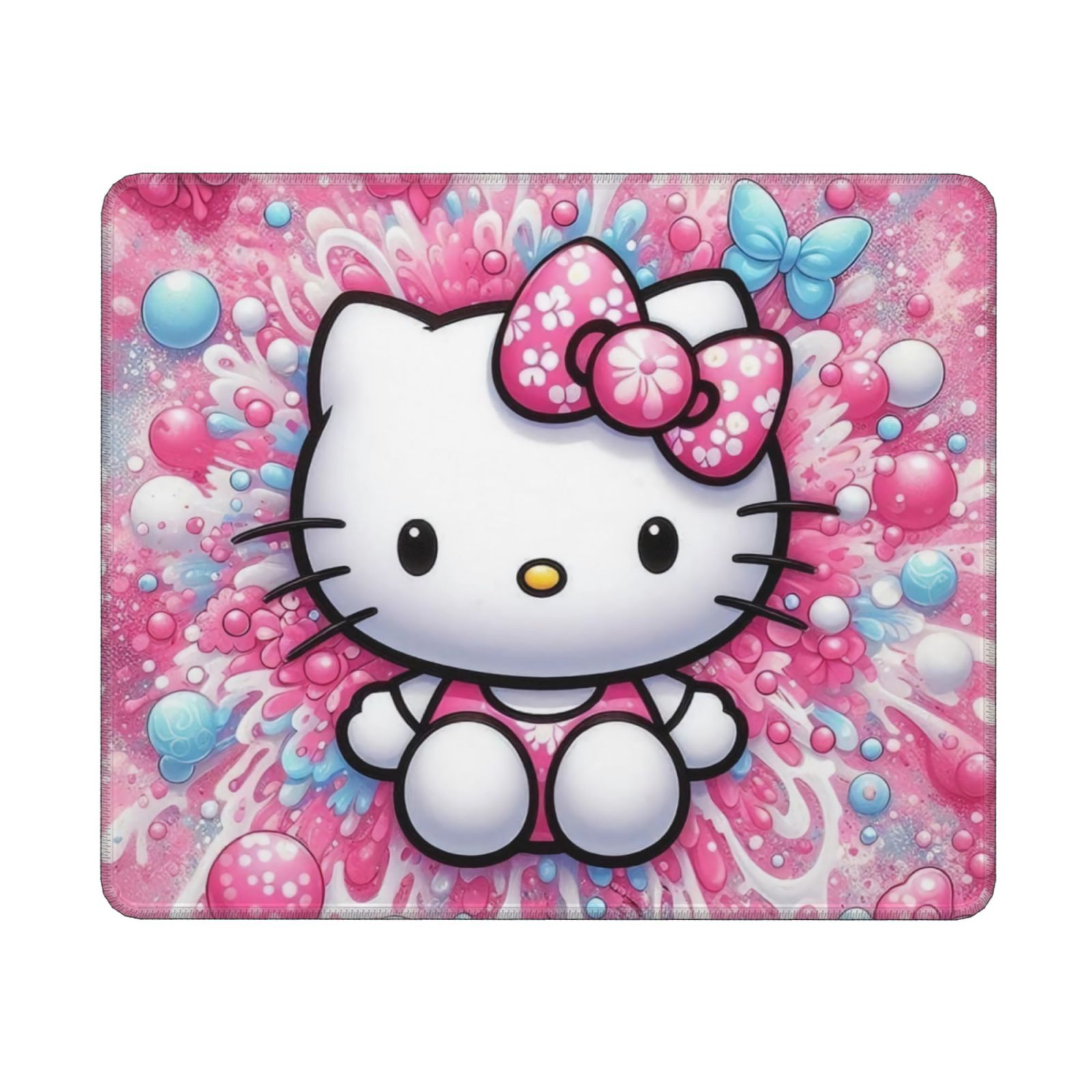 Hello Kitty Painting Mouse Pad,Kawaii Anime Cat Mouse Pads for Wireless ...