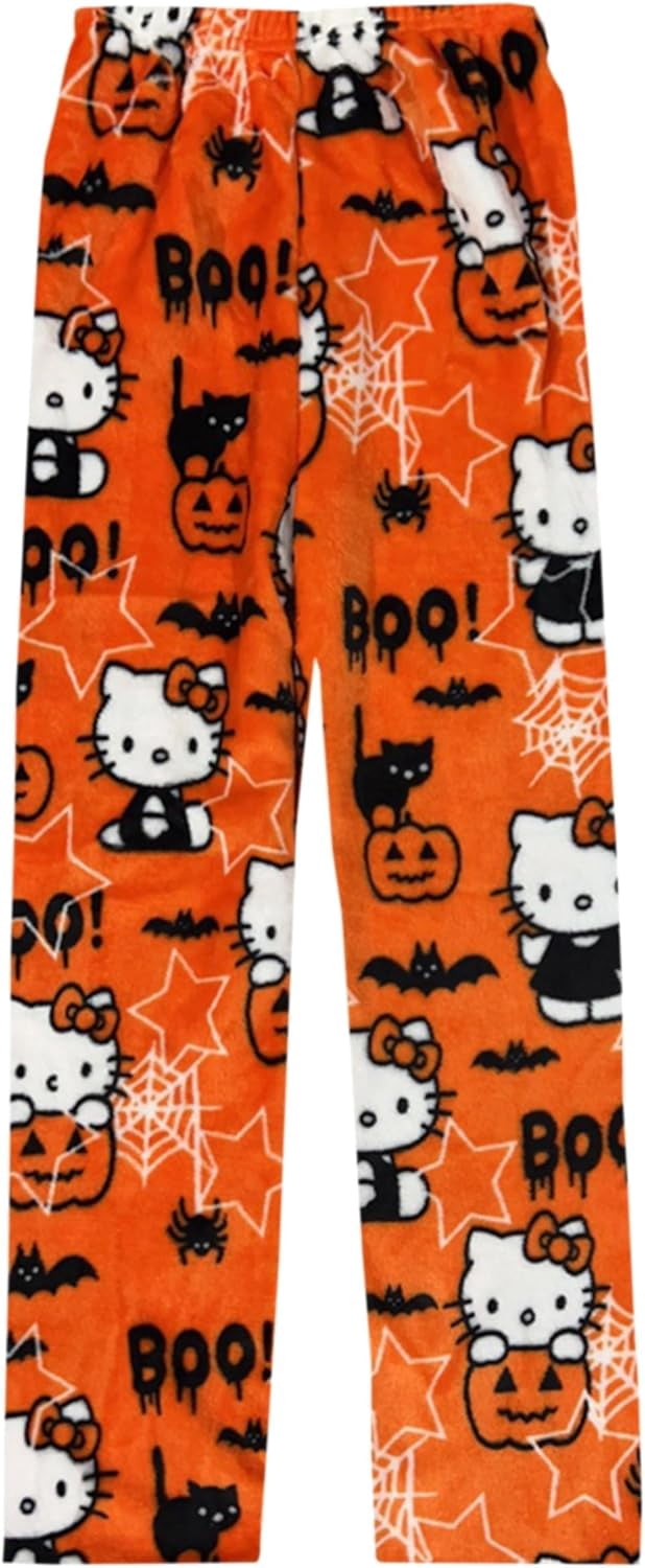 Hello_Kitty Pajama Pants Cute Cartoon Pajama Pants for Women, Kawaii ...