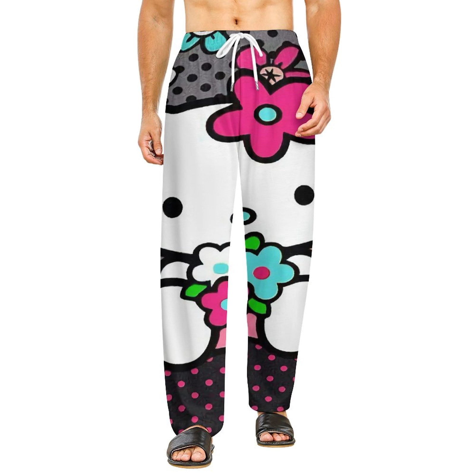 Hello Kitty Pajama Pants for Men Women Funny All Over Print Adult ...