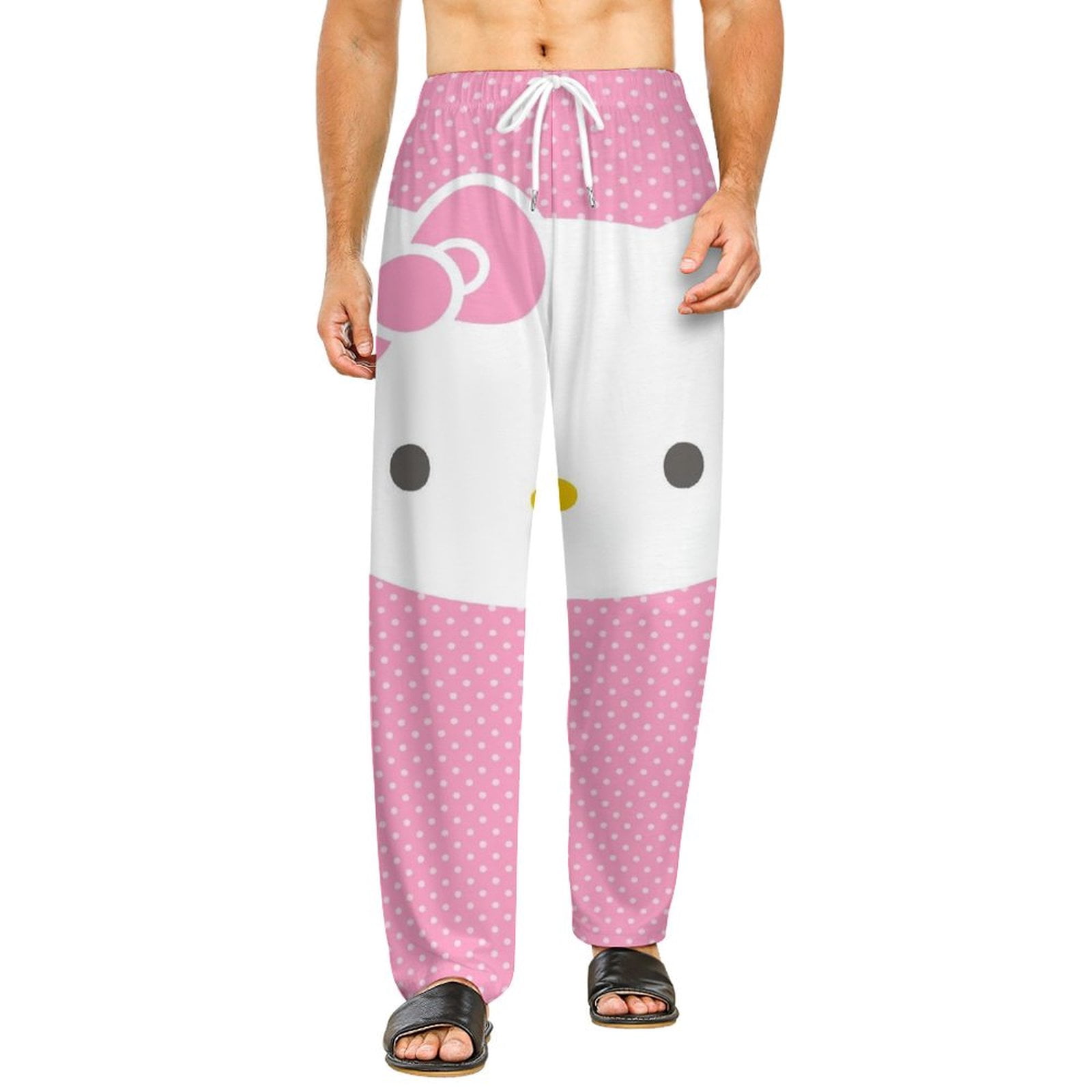 Hello Kitty Pajama Pants for Men Women Funny All Over Print Adult ...
