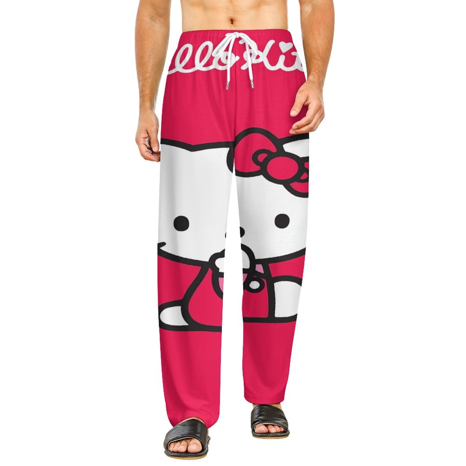Hello Kitty Pajama Pants for Men Women Funny All Over Print Adult ...