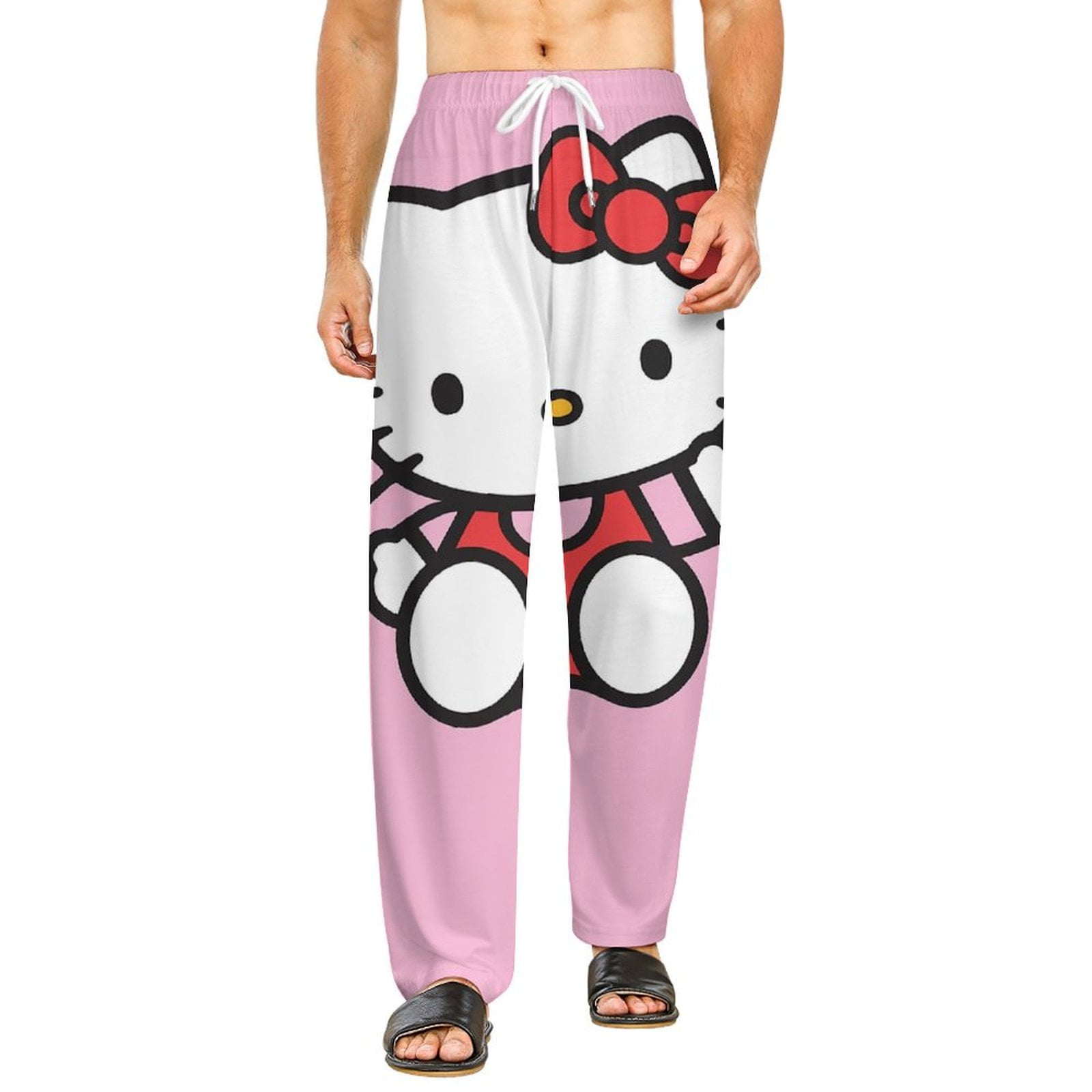 Hello Kitty Pajama Pants for Men Women Funny All Over Print Adult ...