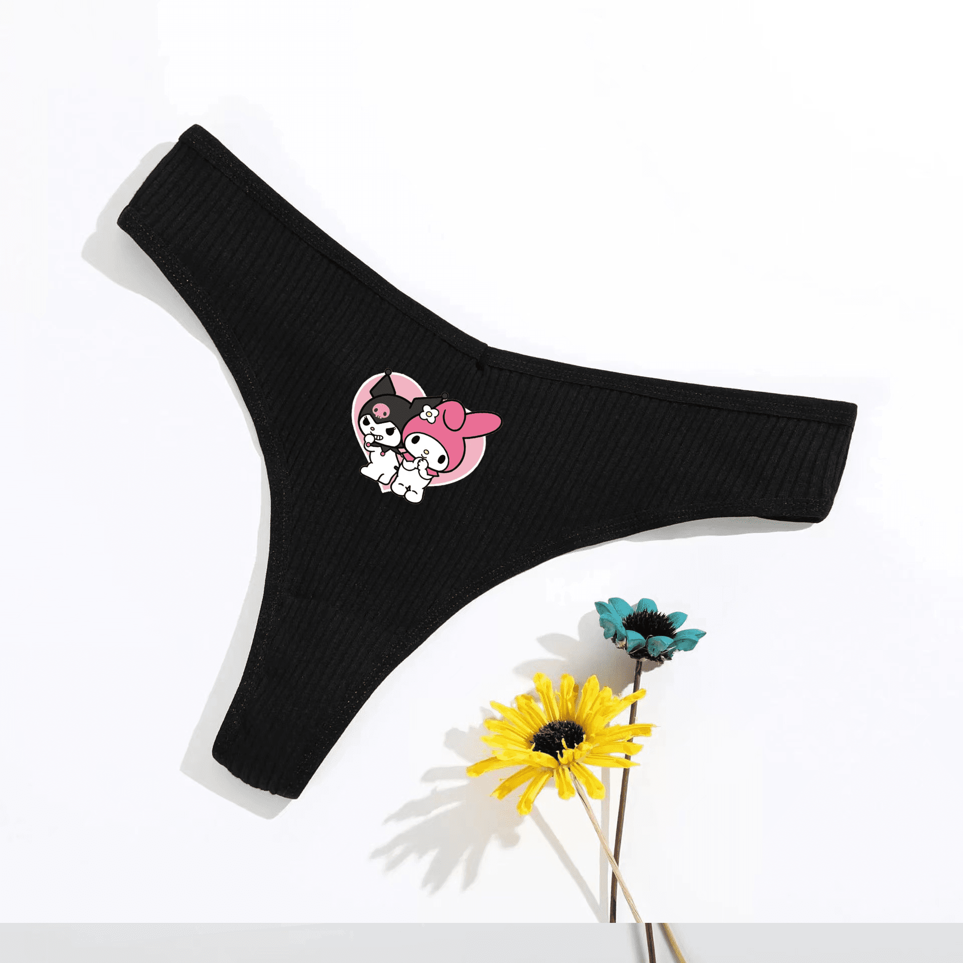 Hello Kitty Panty Cartoon Sanrios Anime Kuromi Cotton Sexy Underwear Kawaii Sweet Seductive