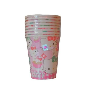 Sanrio Hello Kitty Pink Stripes Ceramic Mug With Lid | Holds 18 Ounces ...