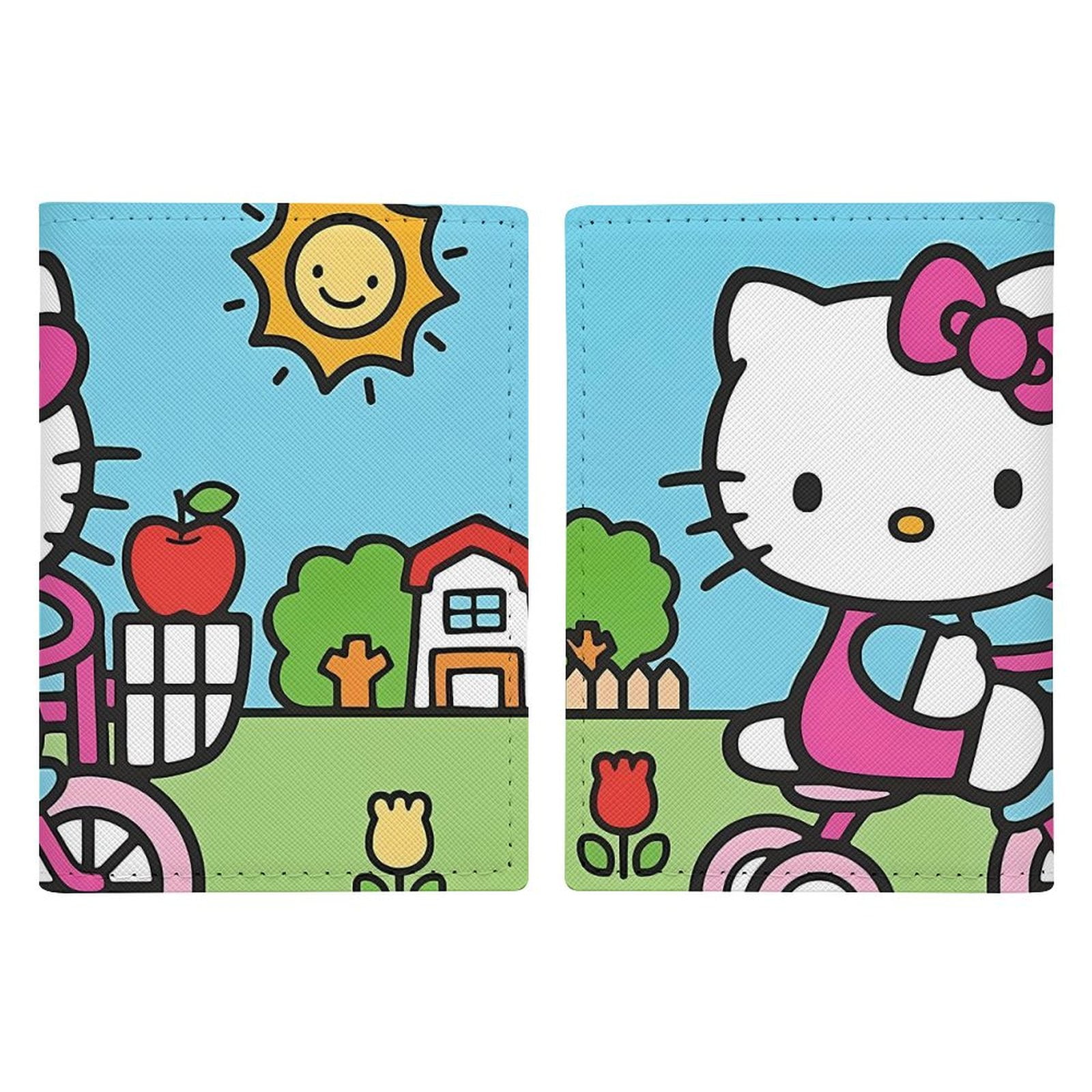 Hello Kitty Passport Cover with Zipper Closure & Sim Pockets ...