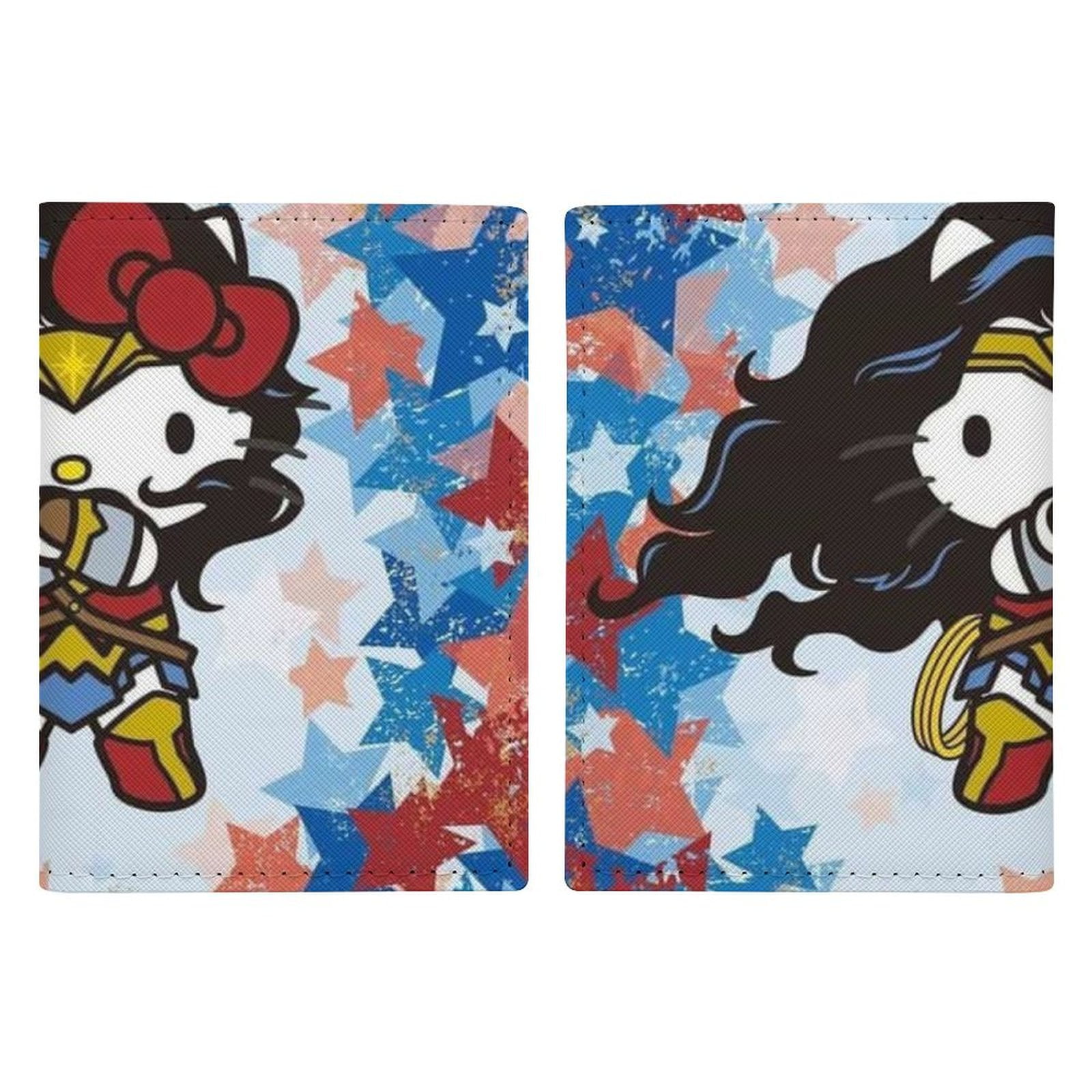 Hello_Kitty Passport Cover with Zipper Closure & Sim Pockets ...