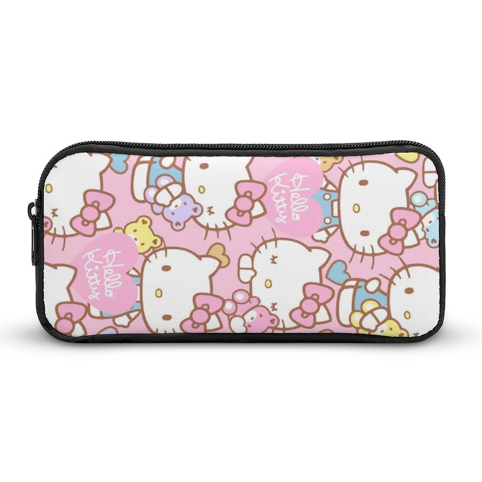 Hello Kitty Pencil Case Portable Pencil Bag Zipper Cosmetic Bag High ...