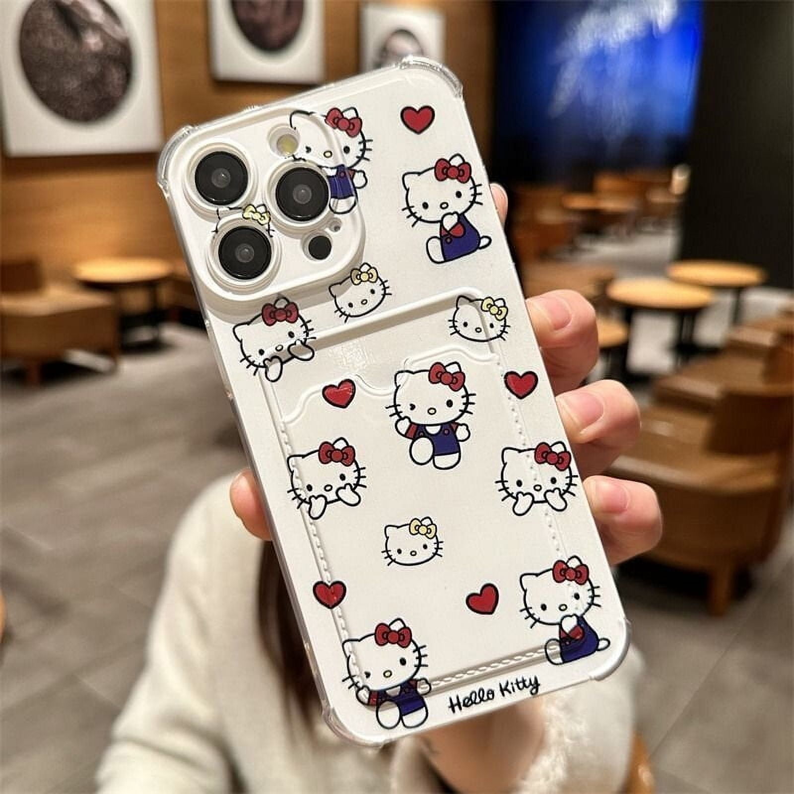 Hello Kitty Phone Case For IPhone 16 15 14 13 12 11 Pro Max 14 15 16 Plus 12 13 Mini Photo Card ...