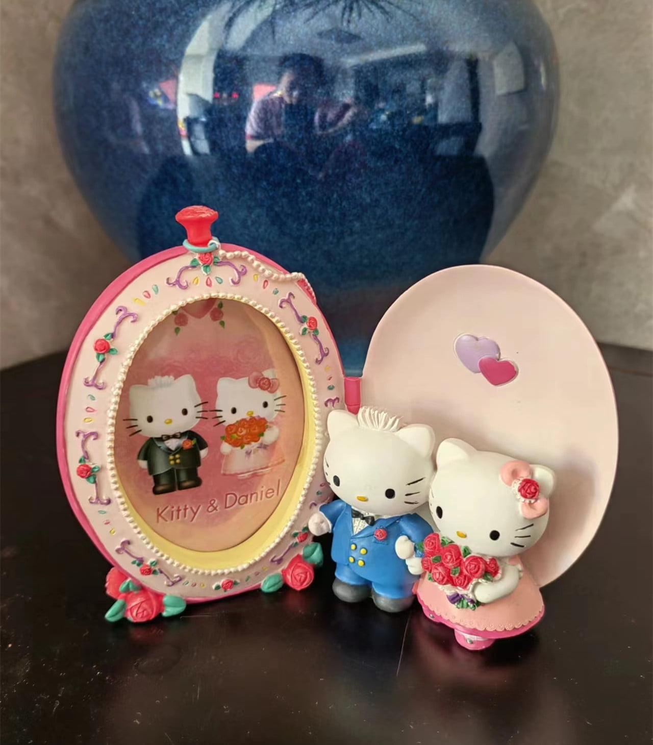 Hello Kitty Photo Frame Sanrio Kt Cat Y2K Anime Model Cartoon Pumpkin ...