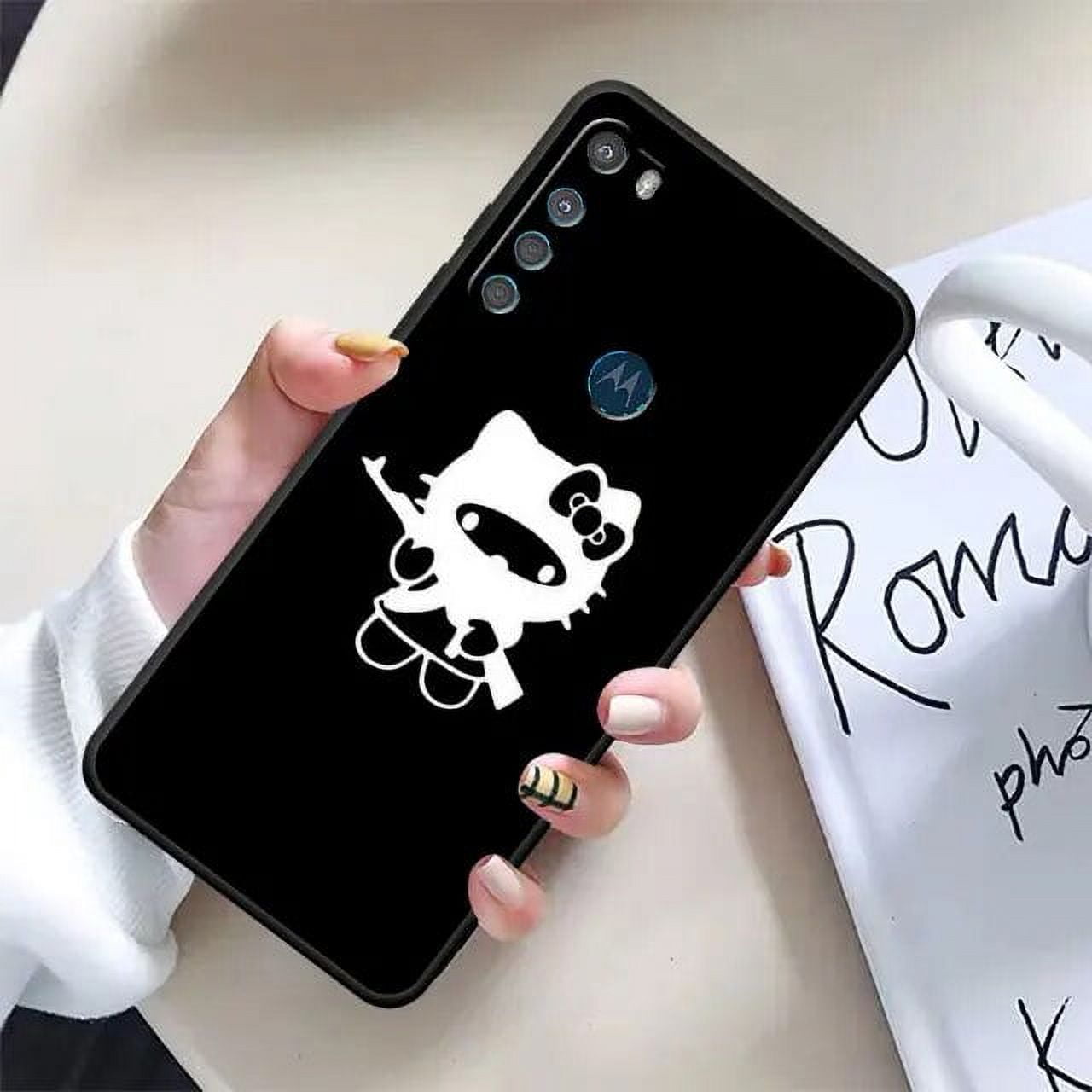 Hello Kitty Pink Cartoon Cat Phone Case For Motorola Moto G32 G30 G8