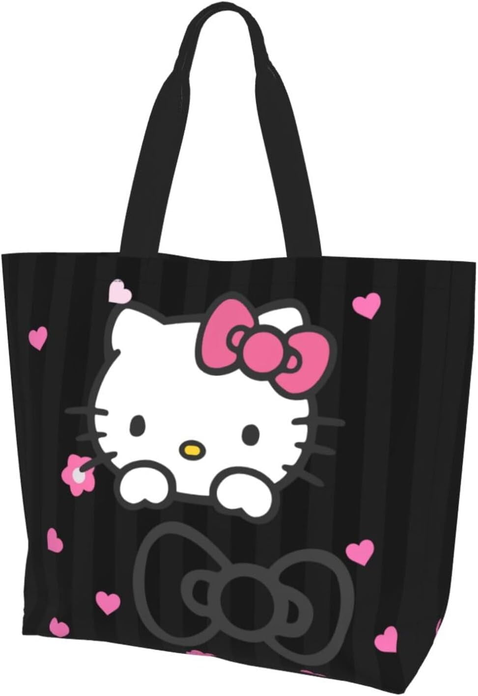 Cute Kitty Pink Cat Tote Bag for Women Cute Shoulder Bags Large Grocery ...