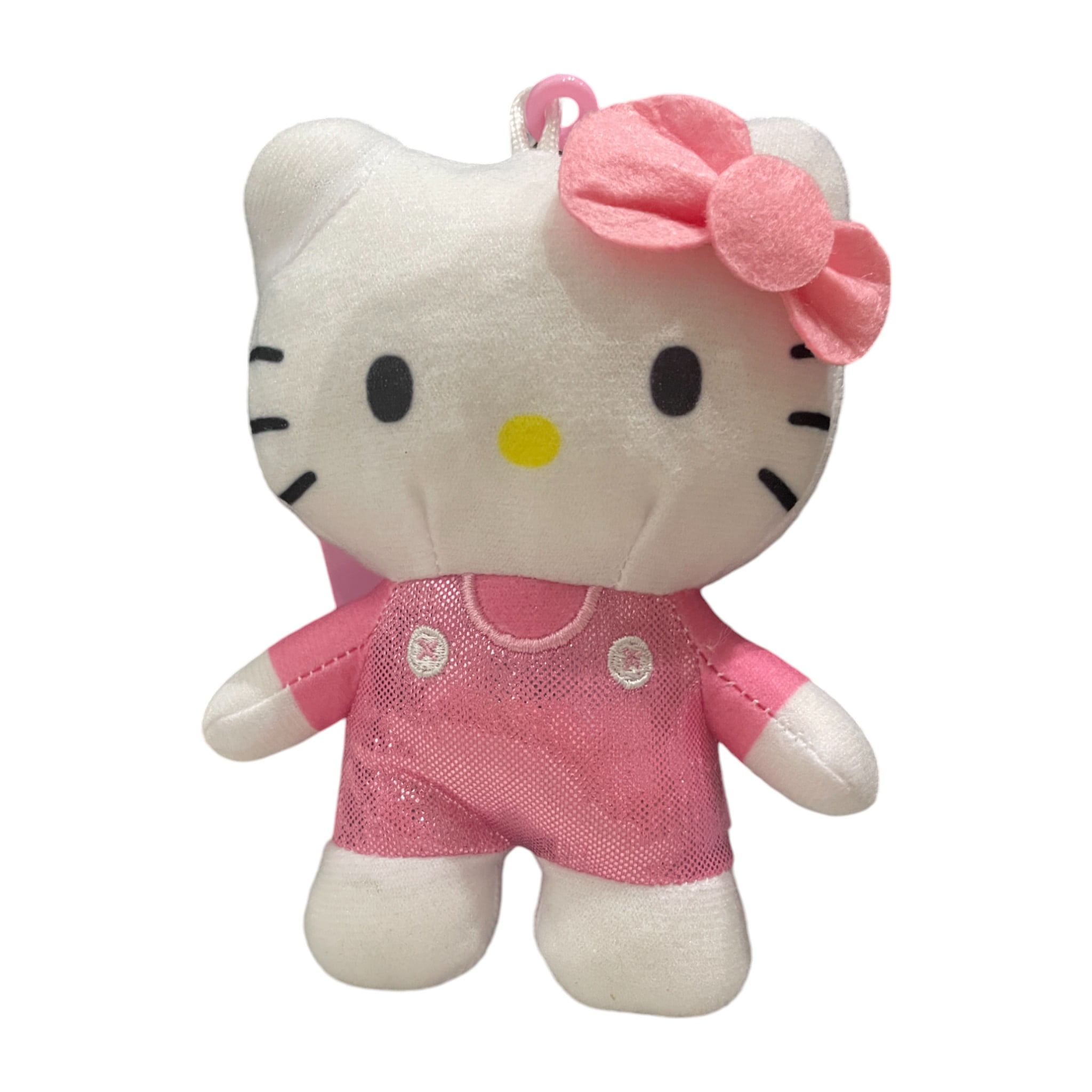 Hello Kitty Pink Plush Keychain with Zippered Compartment - Walmart.com