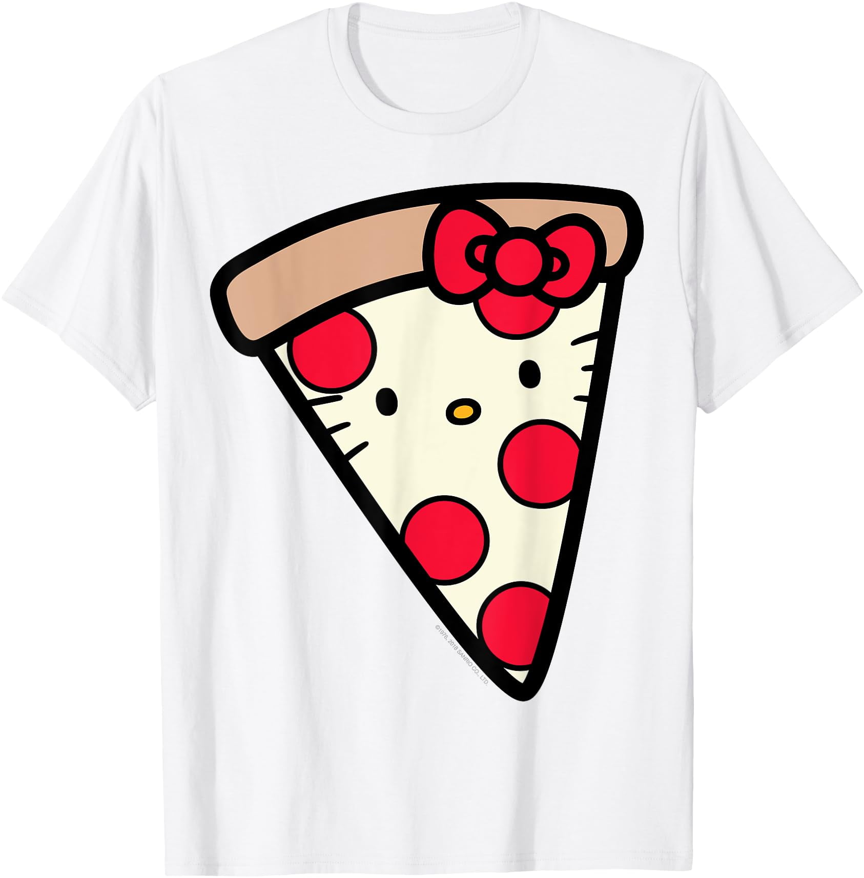 Hello Kitty Pizza Slice T-Shirt,Royal Blue Color,Size L - Walmart.com