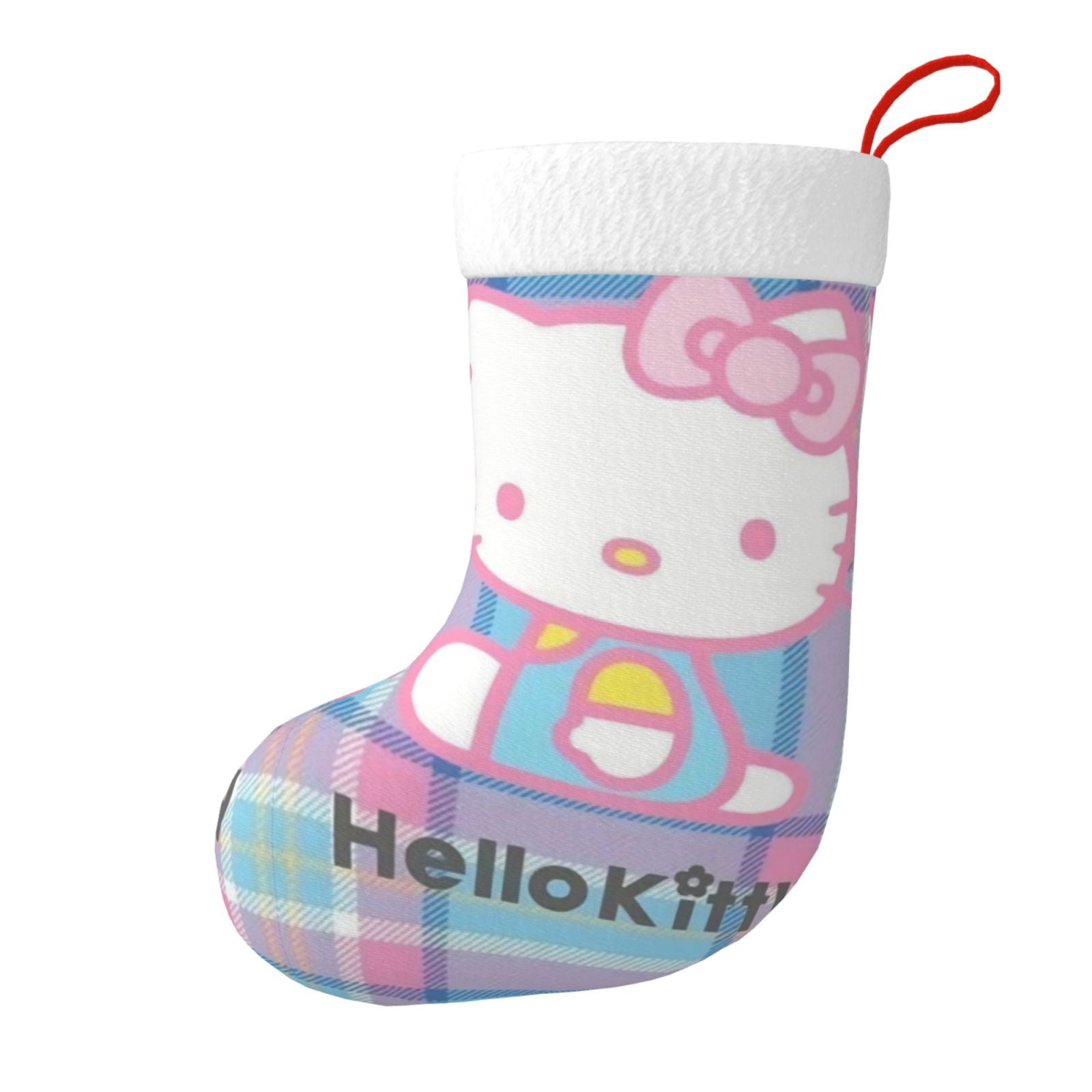 Hello Kitty Plaid Christmas Stocking 18 Inch,Hello Kitty Plaid ...