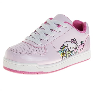 Hello Kitty by Sanrio Women's Pink Casual Court Sneakers, Sizes 6-11 ...