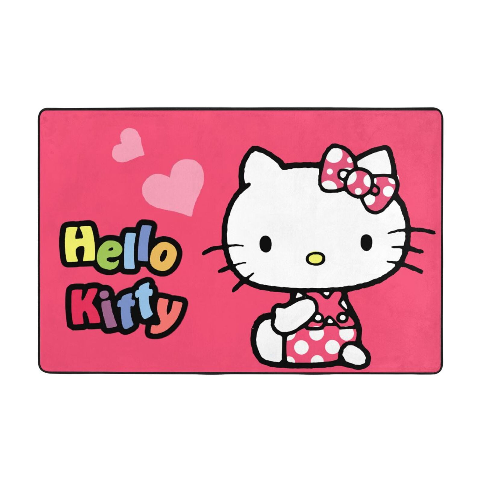 Hello Kitty Playroom & Game Room Carpet Non-Slip Bathroom Rugs For For ...