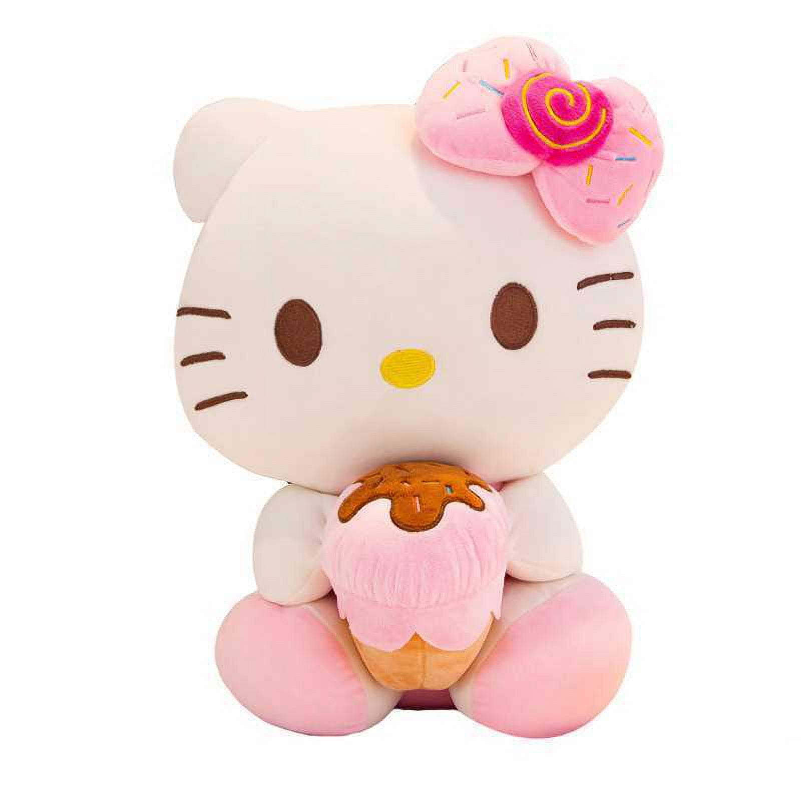 Hello Kitty Plus Doll Sanrio Toys Ice Cream Hugging Kt Pink Kitty Cat ...