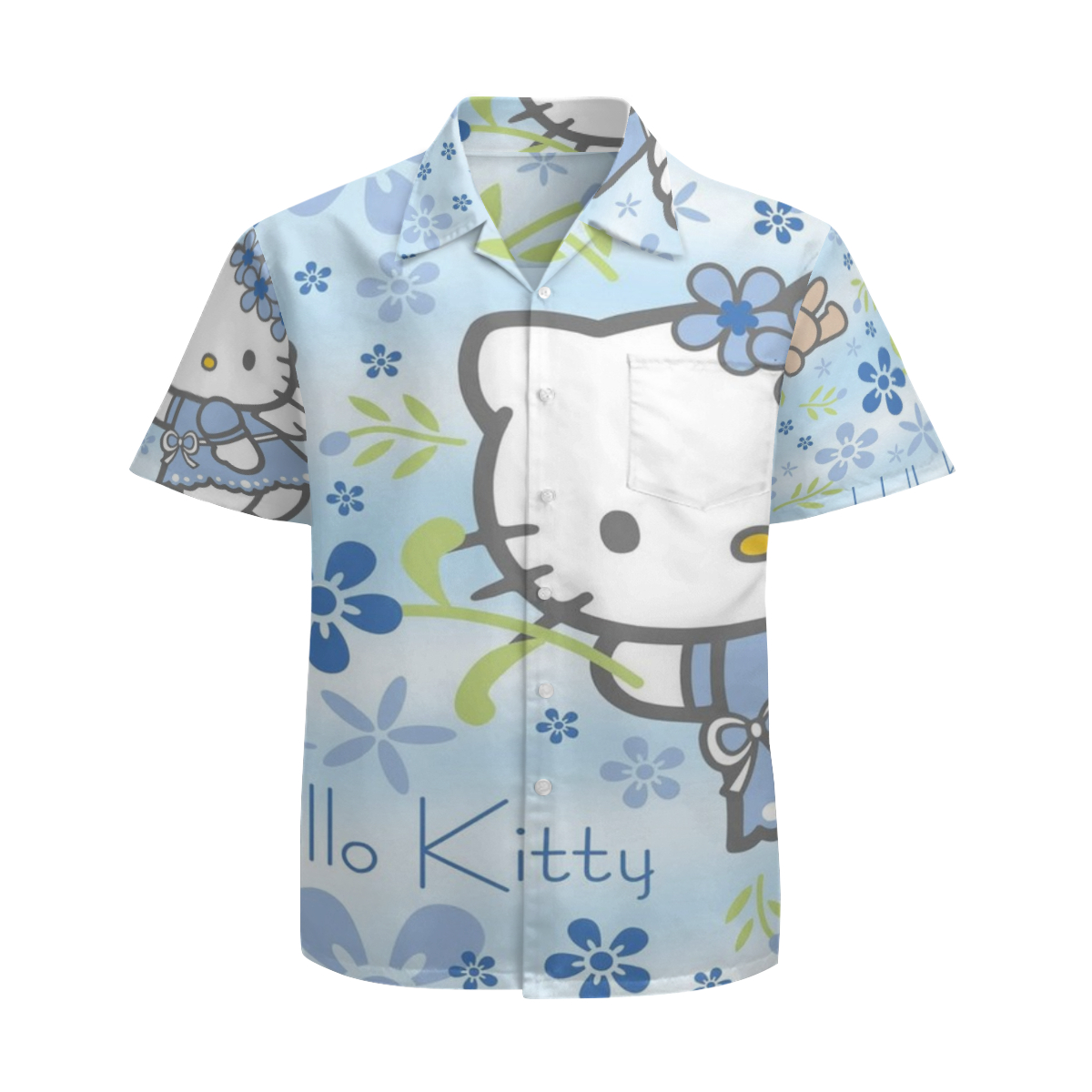 Hello Kitty Plus Size Hawaiian Shirt Comfortable Shirt - Walmart.com