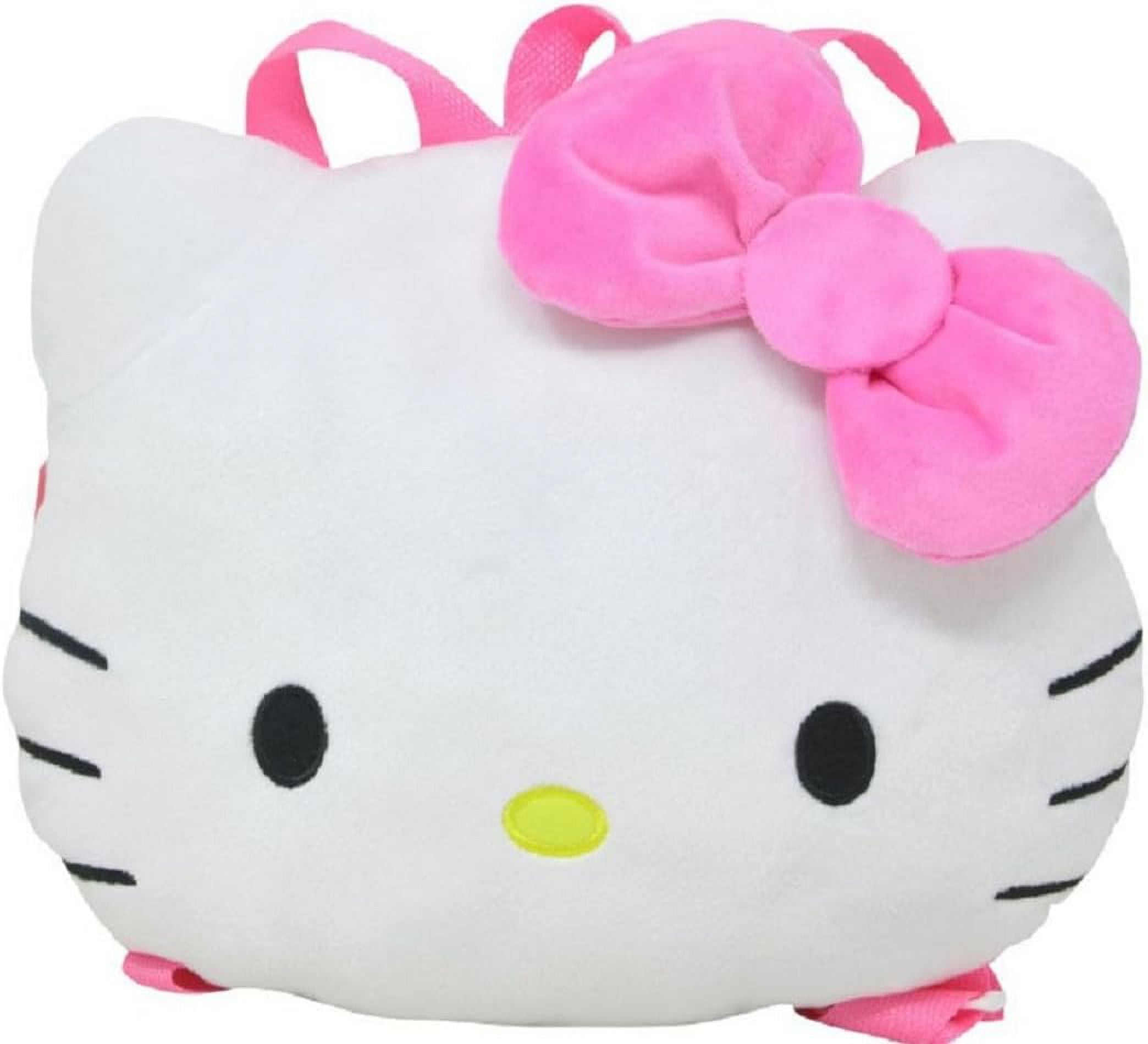 Hello Kitty Plush Backpack - Official Sanrio Hello Kitty Pink Bow Plush ...