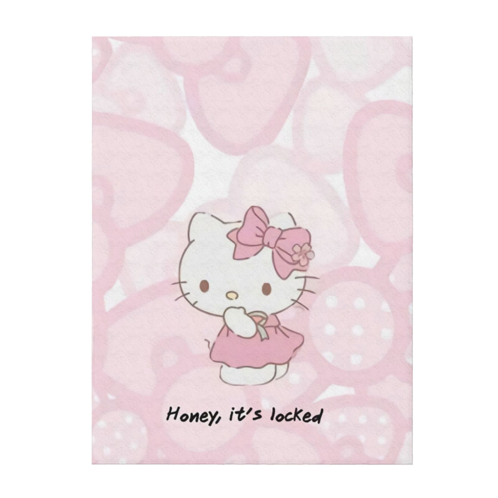 Hello-Kitty Plush Throw Blanket Super Soft Wool Blanket, Sofa And Bed ...
