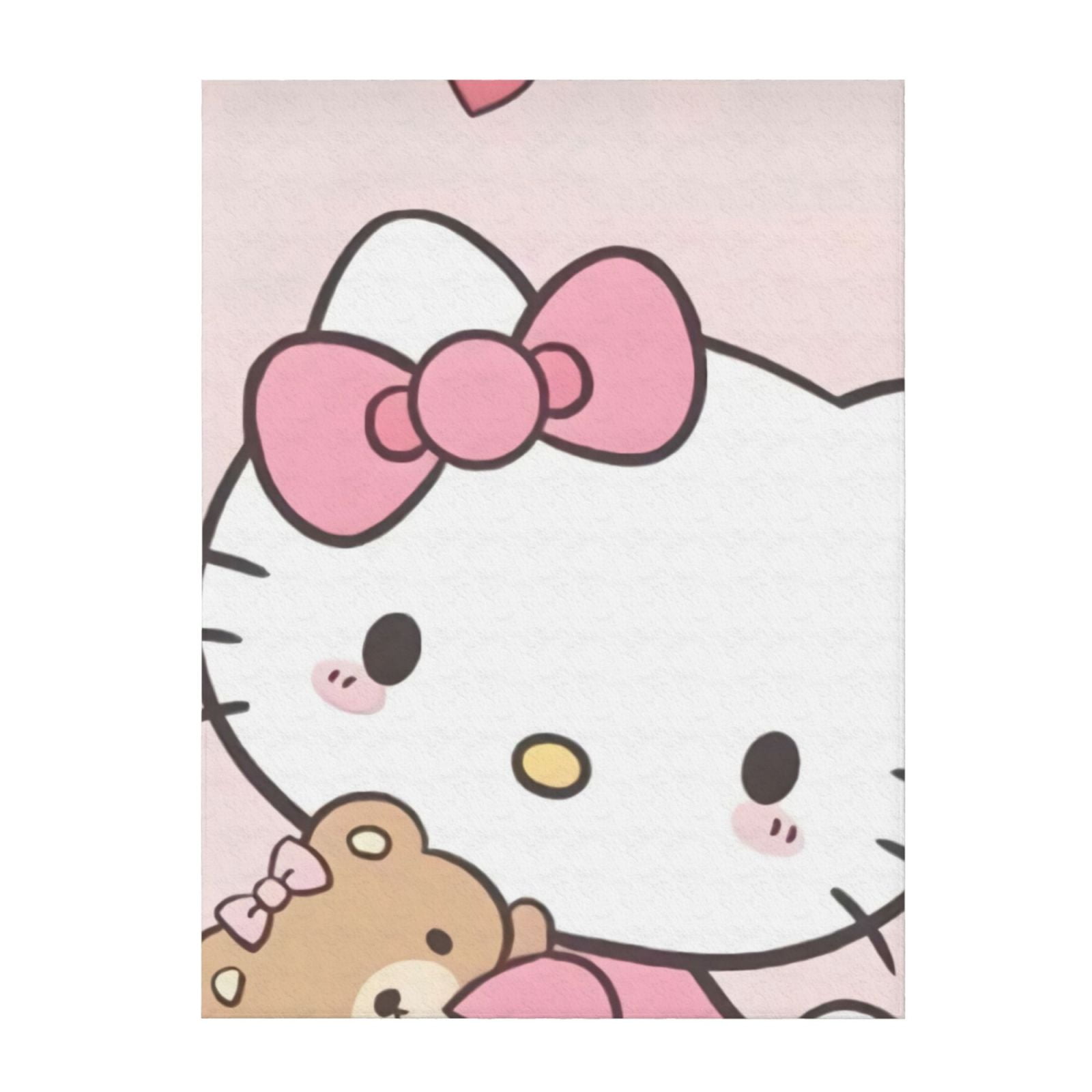 Hello-Kitty Plush Throw Blanket Super Soft Wool Blanket, Sofa And Bed ...