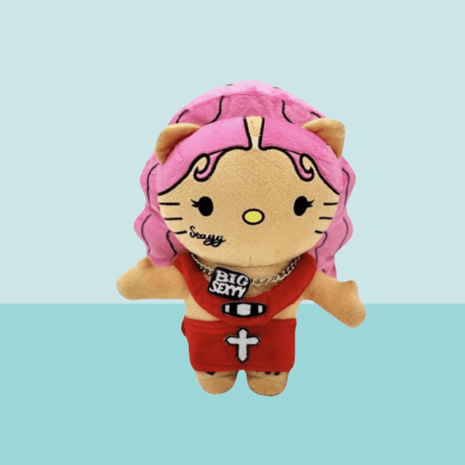 Hello Kitty Plush Toy, Hello Kitty in Singer Suit, Hello Kitty ...