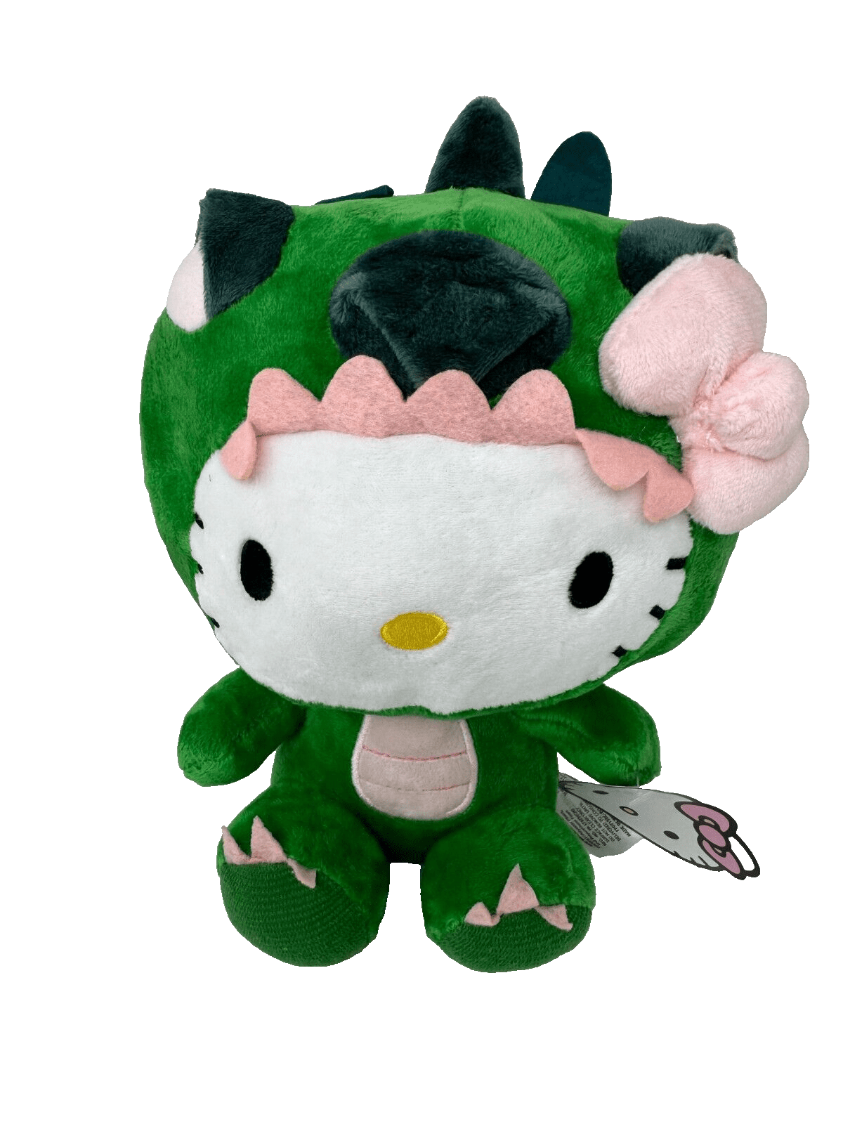 Hello Kitty Plush Toy in Green Dragon Costume 7 inch tall. Soft. Sanri ...