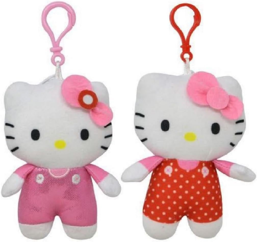 Fast Forward, Hello Kitty Plush Zipper Pulls, 5 inches, Set of 2 ...