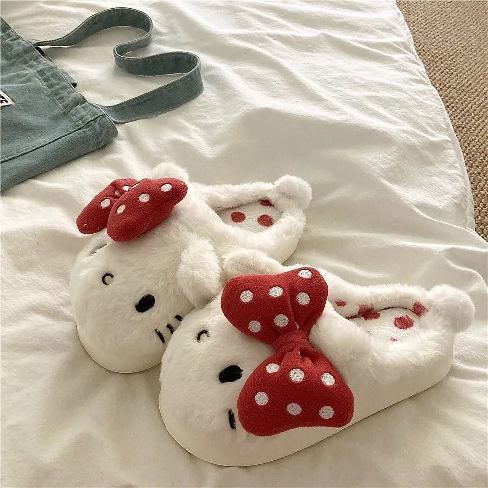 Hello Kitty Polka Dot Ladies Pedicure Slippers for Women Indoor - Comfy ...