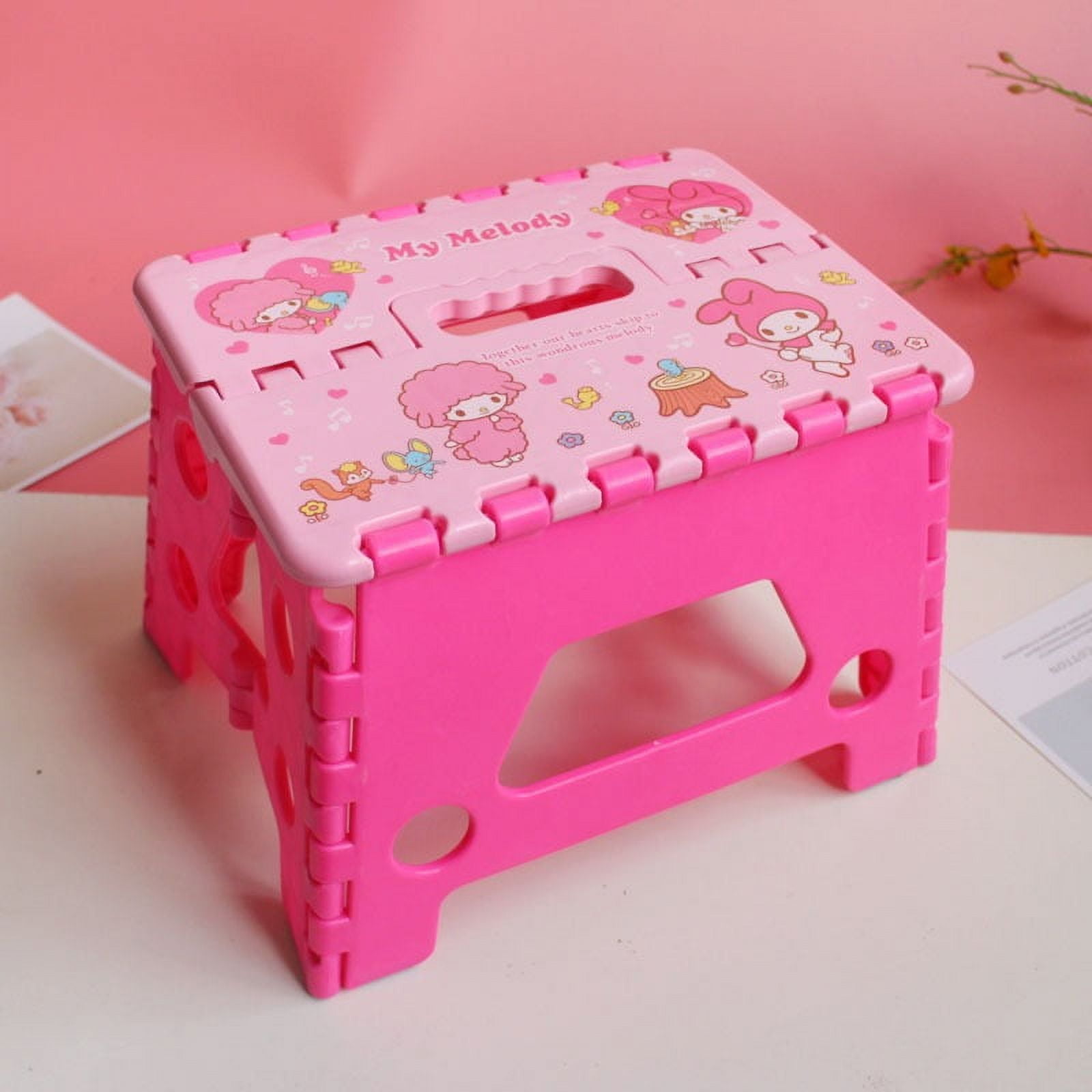 Hello Kitty Portable Folding Stool Sanrio Anime Kawaii Adult Home ...