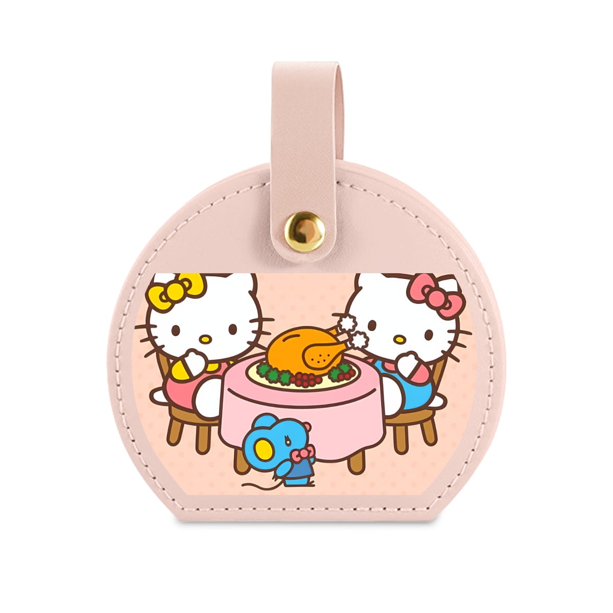 Hello×Kitty Portable hand-held storage box, cute multifunctional ...