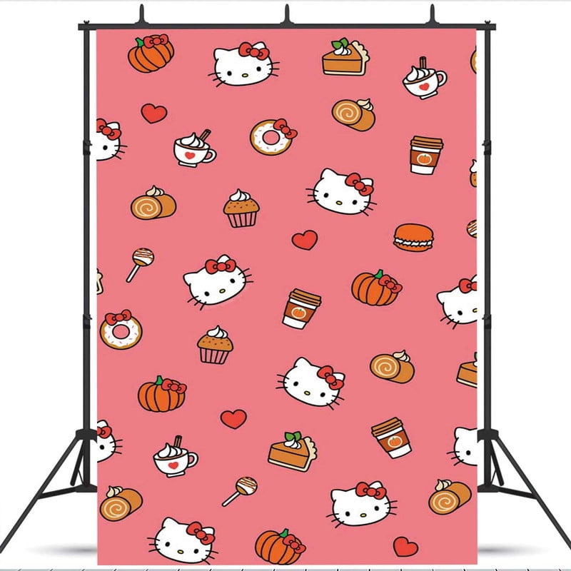 Hello Kitty Poster Backdrop Banner Party Supplies Birthday Decorations ...