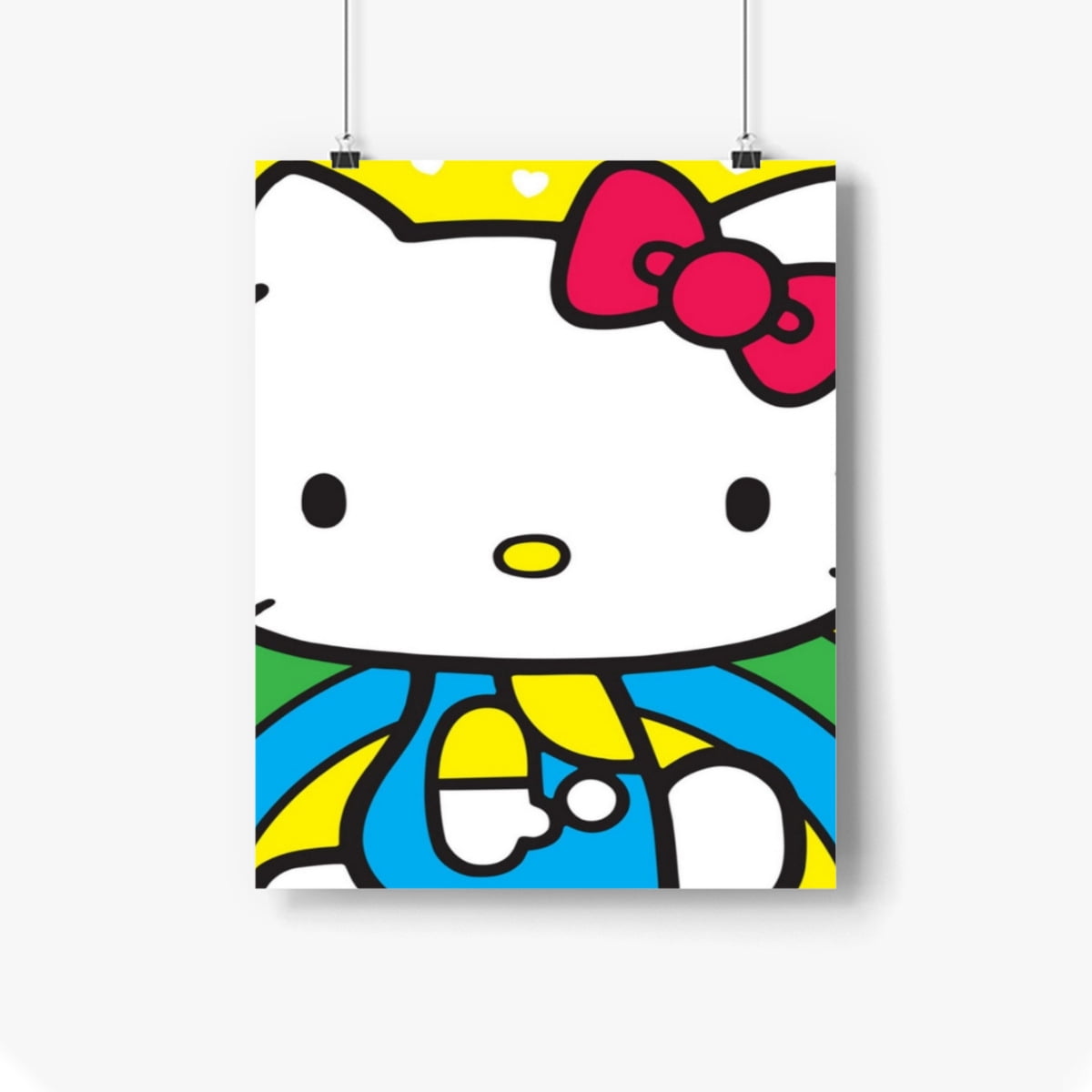 Hello Kitty Poster Holiday Bedroom Decor Prints Living Room Office ...